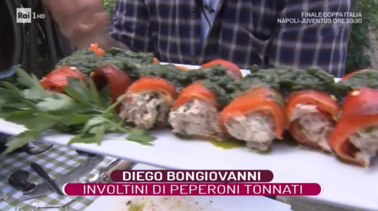 La prova del cuoco | Ricetta involtini di peperoni tonnati di Diego ...