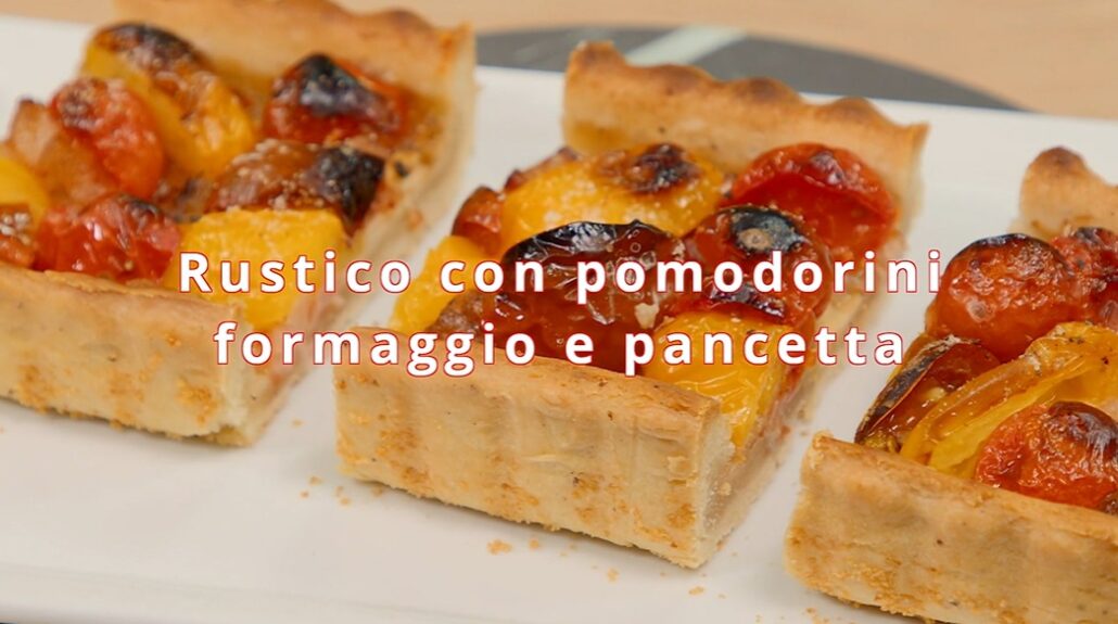 In cucina con Luca Pappagallo | Ricetta rustico con pomodorini ...